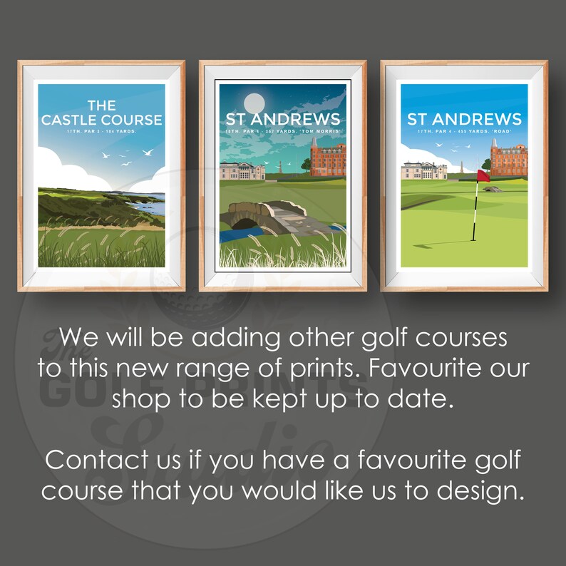 St Andrews Old Course Golf Club Swilcan Bridge 18th Hole - Etsy