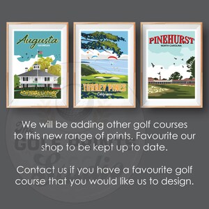 Torrey Pines Golf Club Travel Poster US Open Golf Wall Art Print 3rd ...