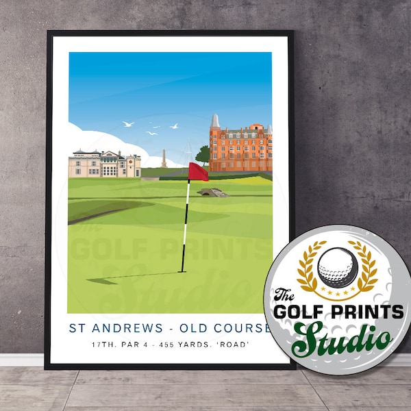 St Andrews Golf Club Poster - Etsy