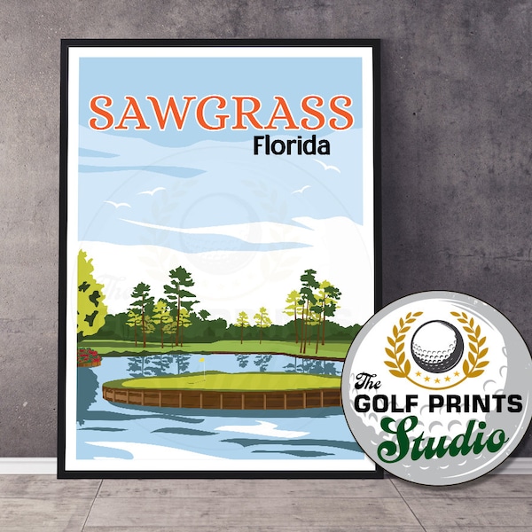 Tpc Sawgrass Poster - Etsy
