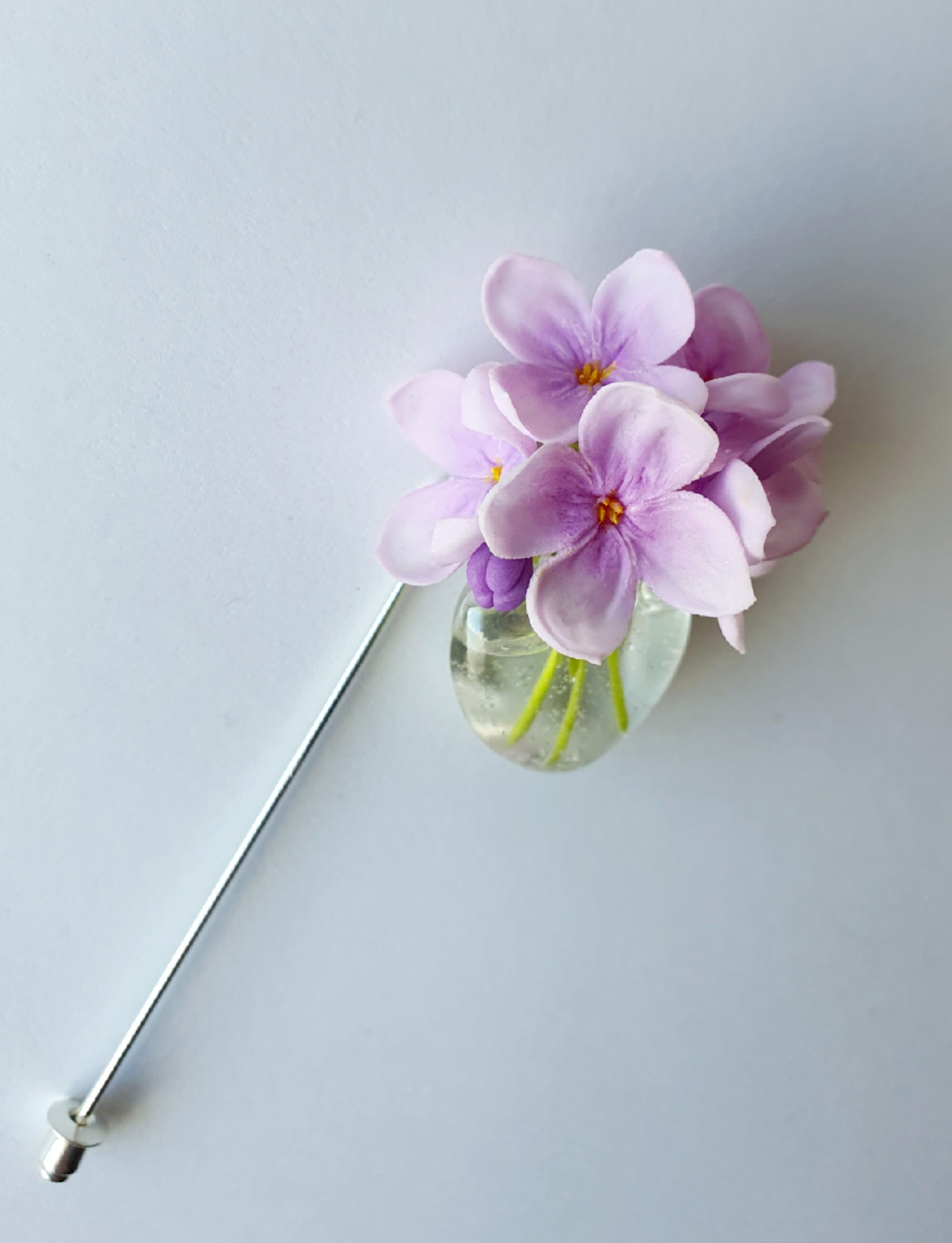 Wedding Botanical Lilac Flowers Handmade Brooch Pin Syringa - Etsy