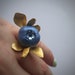 Blueberry Ring Something Blue Berry Ring Pretty Statement Ring Nature ...