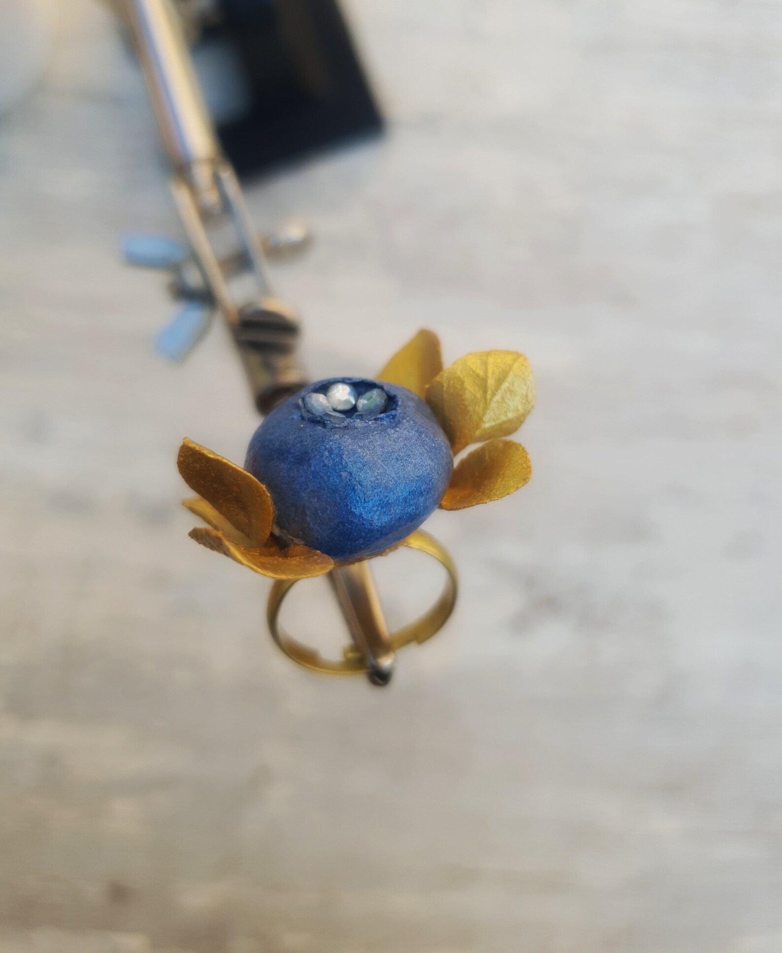 Blueberry Ring Something Blue Berry Ring Pretty Statement Ring Nature ...