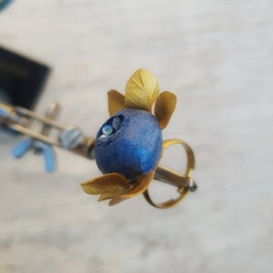Blueberry Ring Something Blue Berry Ring Pretty Statement Ring Nature ...