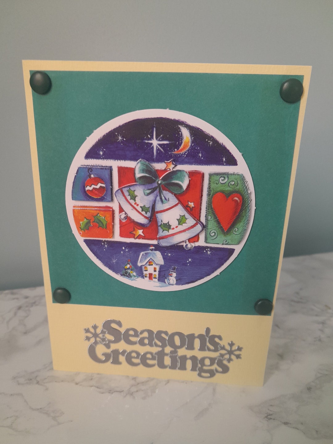 Handmade Fun Christmas Card - Etsy