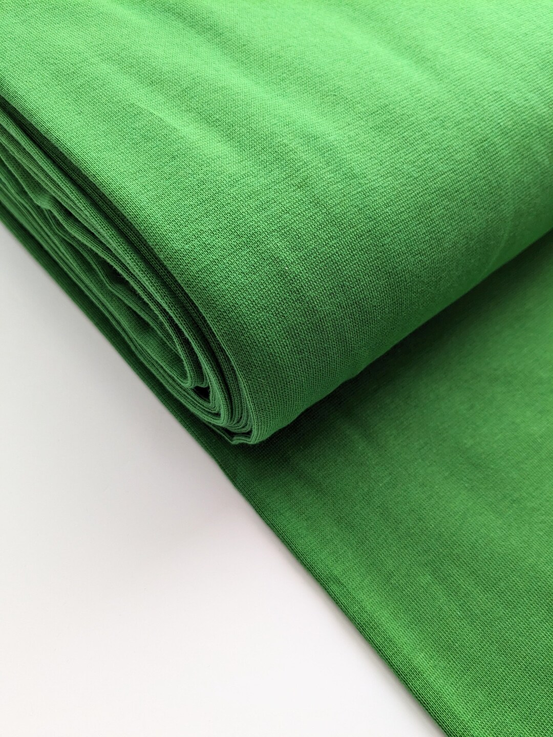 Bright Green Cuff, Christams Green Cuff Fabric, Green Stretch Knit ...