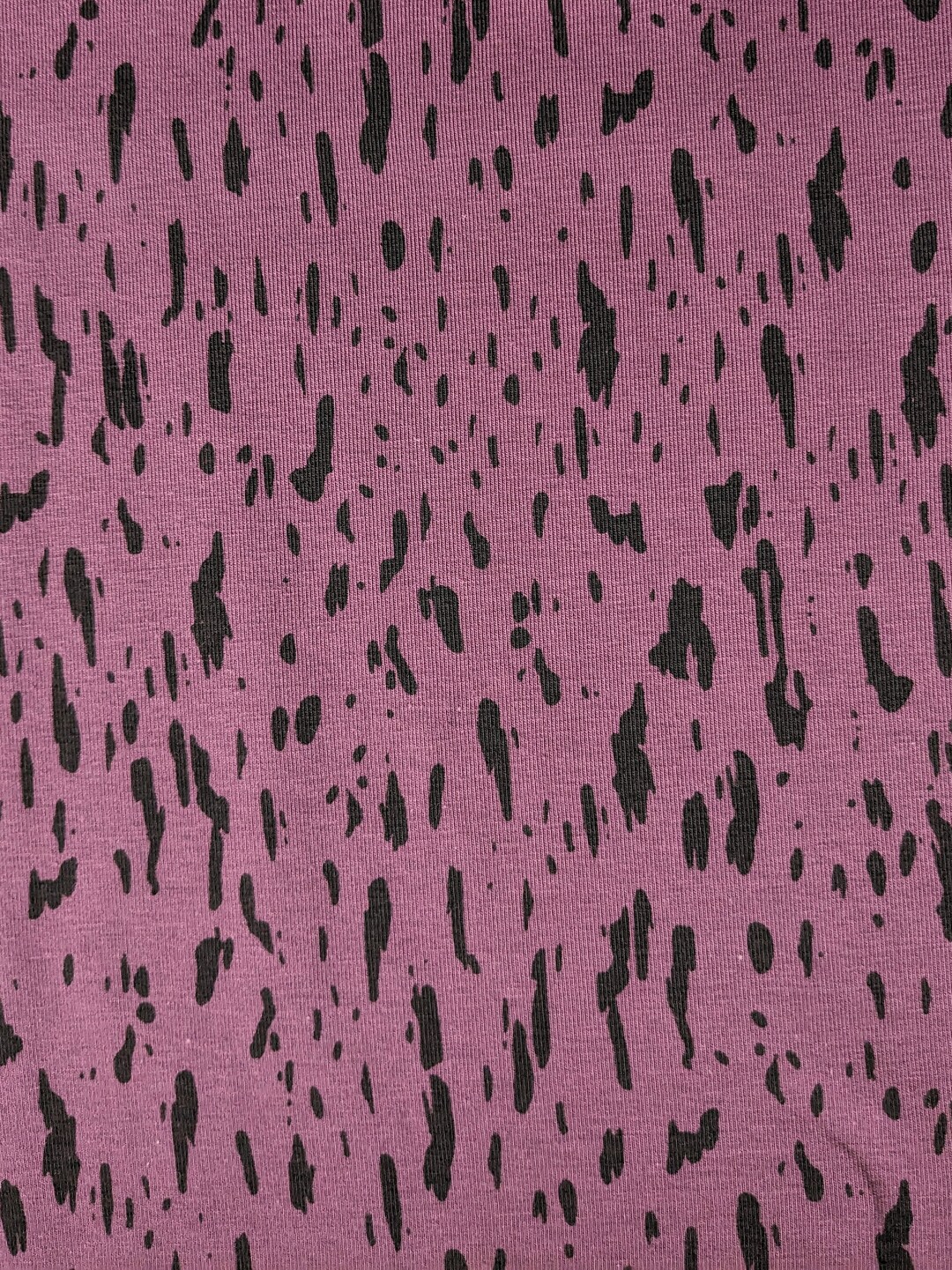 Purple Jersey Fabric, Aubergine Fleck Pattern Jersey, Stretch Cotton - Etsy