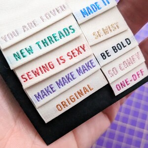 Sew in Labels, Mixed Clothes Labels, Unique Clothes Tags - Etsy