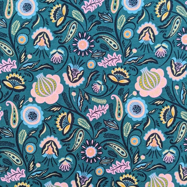 Floral Knit Fabric - Etsy