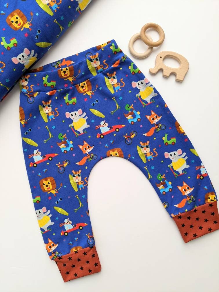 Farm Animal Jersey Fabric Zoo Animal Cotton Jersey - Etsy
