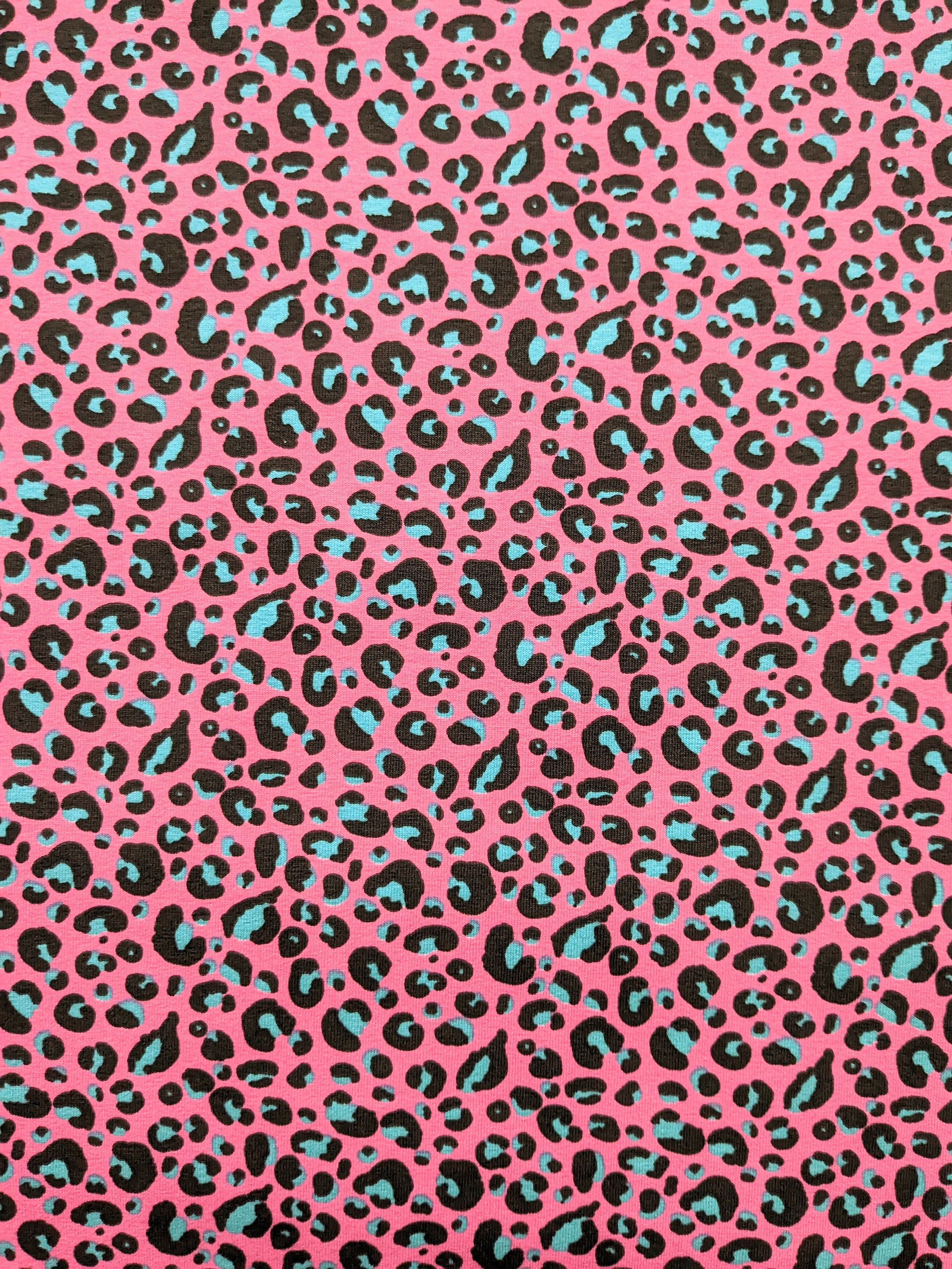 Pink Giraffe Print Fabric