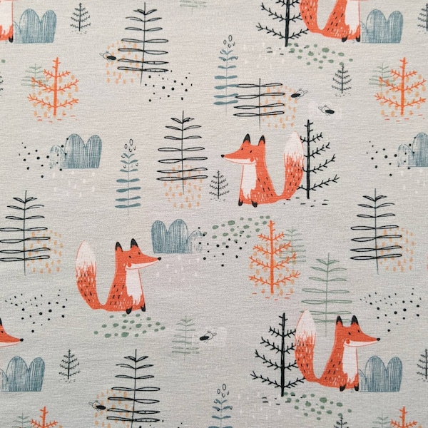 Fox Fabric - Etsy