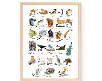 Printable Arabic Alphabet - Etsy