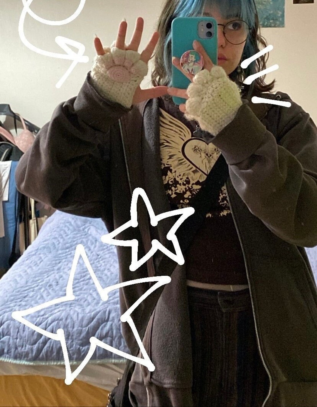 Cat Paw Glove, Cat Claw Paw,mitten, Kawaii Cosplay, Cat Claws, Cat Paw ...