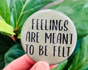 Feelings Button | Etsy