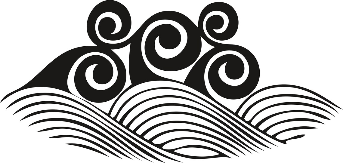 Wave Svg Wave Svg Bundle Wave Cut File Wave Svg Cut File - Etsy