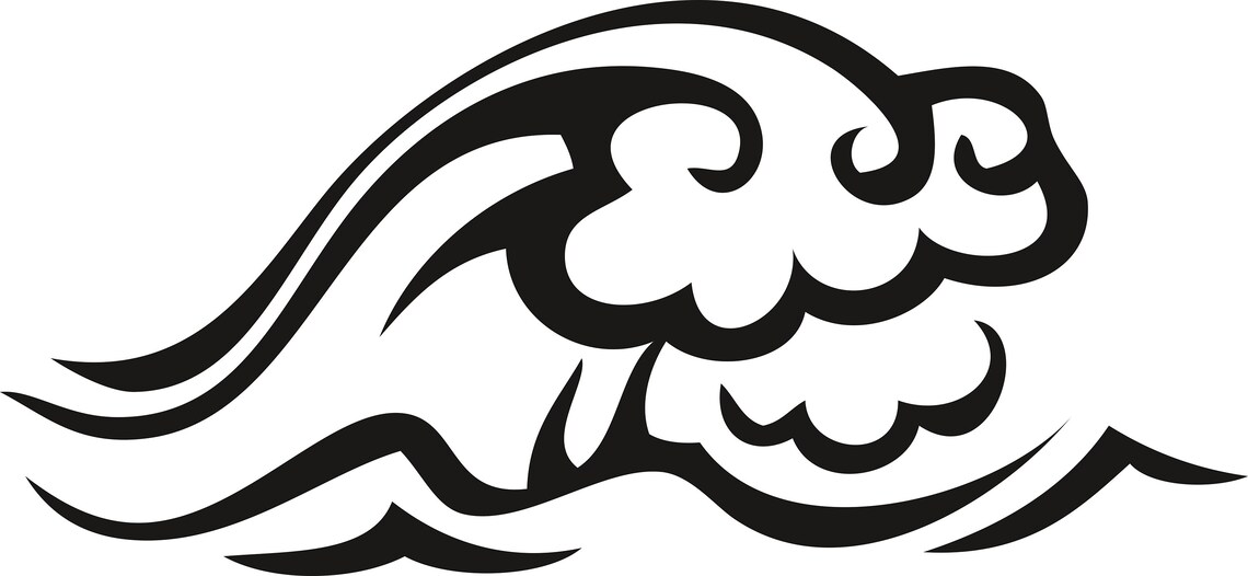 Wave Svg Wave Svg Bundle Wave Cut File Wave Svg Cut File - Etsy