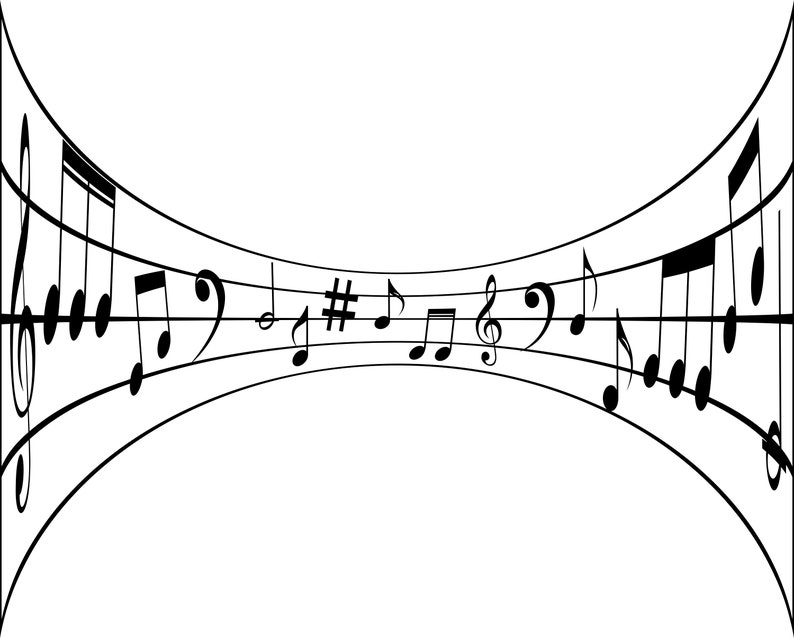 Music SVG Cutting Files Musical Cricut Notes Symbols Treble | Etsy