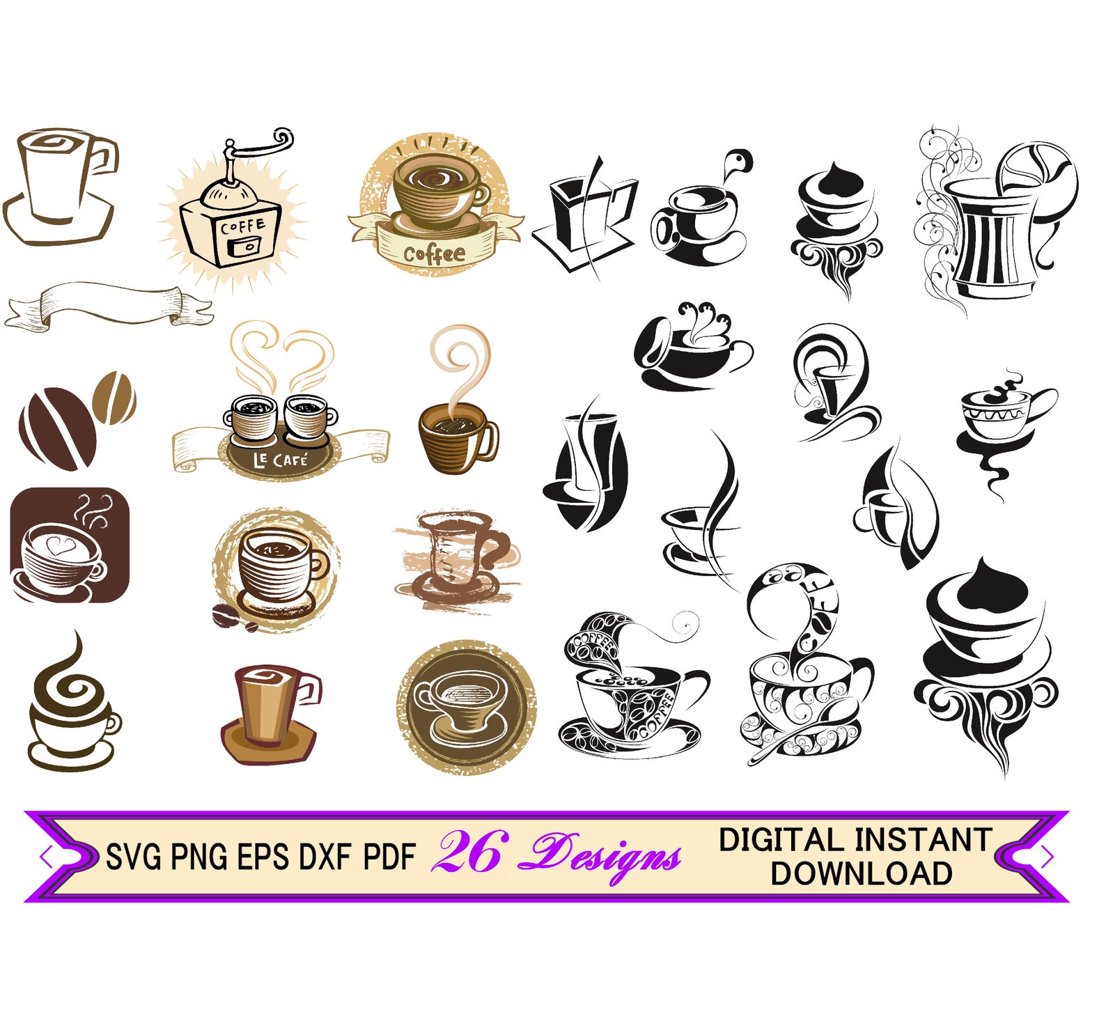 Coffee Mug SVG Cute Coffee Mug SVG Coffee Cup SVG Coffee - Etsy