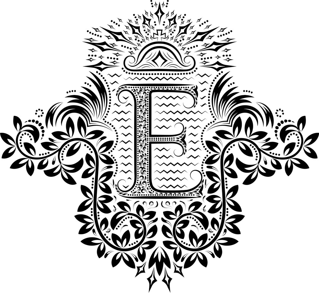 Monogram Ornament SVG Letter E Logo Font For Engraving Etsy monogram-ornament-svg-letter-e-logo-font-for-engraving-etsy