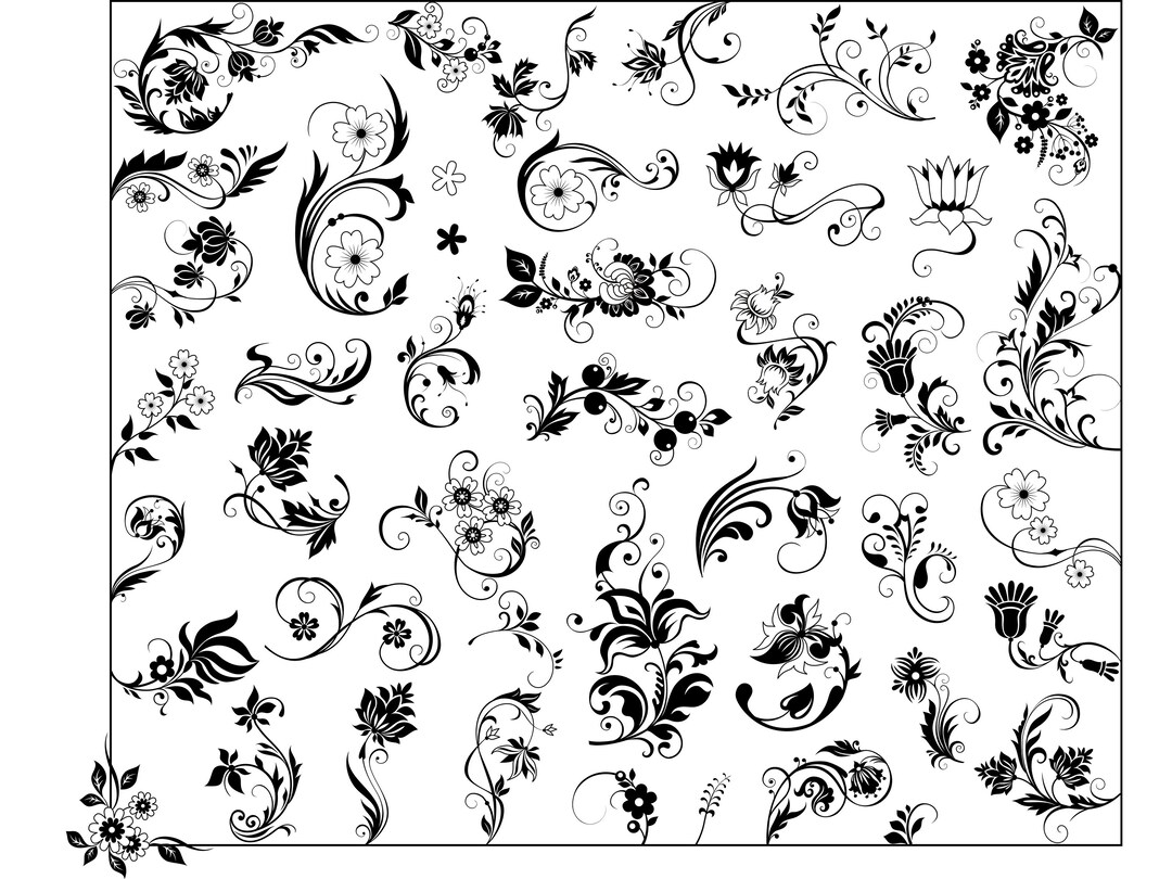 Flowers SVG, Floral Bouquet for Home and Page Decorations SVG Vector ...