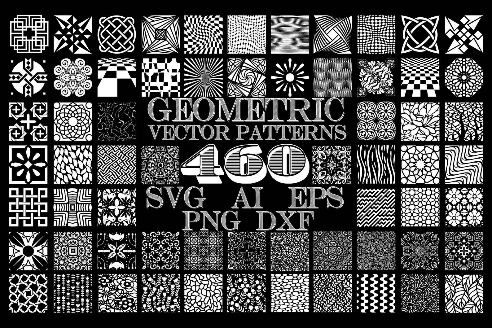 Trendy Geometric SVG Easy Cut SVG Files for Glowforge Users - Etsy UK