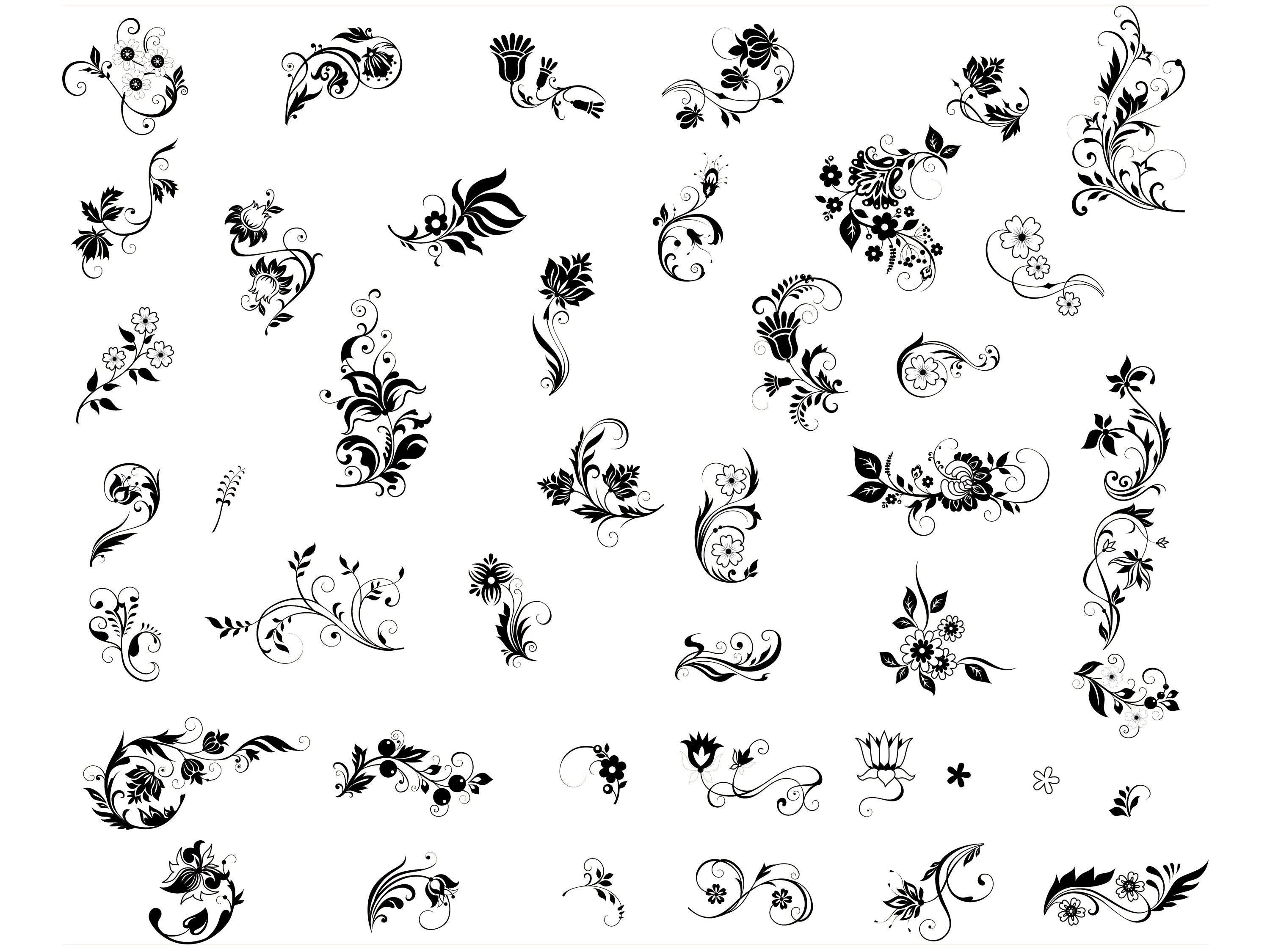 Flowers SVG Floral Bouquet for Home and Page Decorations SVG - Etsy