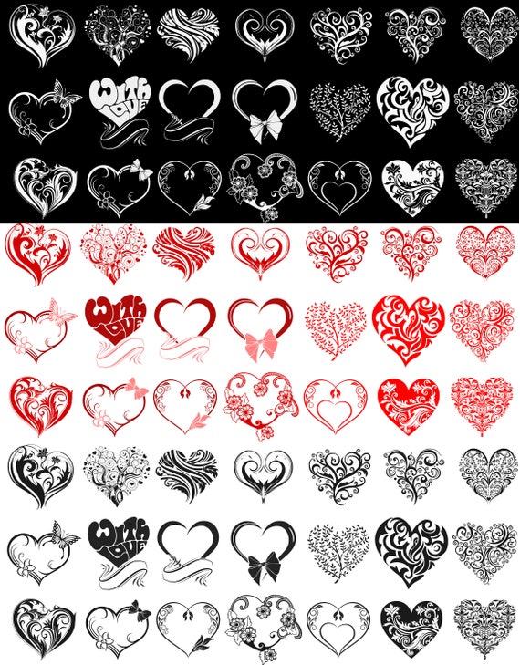 Unique Heart Symbols