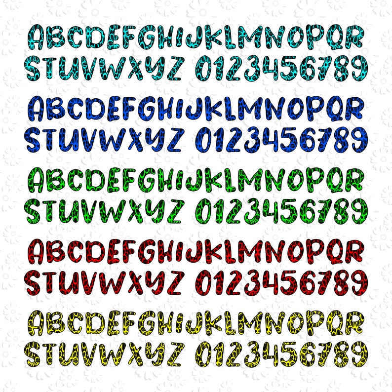 Doodle Font SVG Layered Alphabet and Numbers Outline Font - Etsy