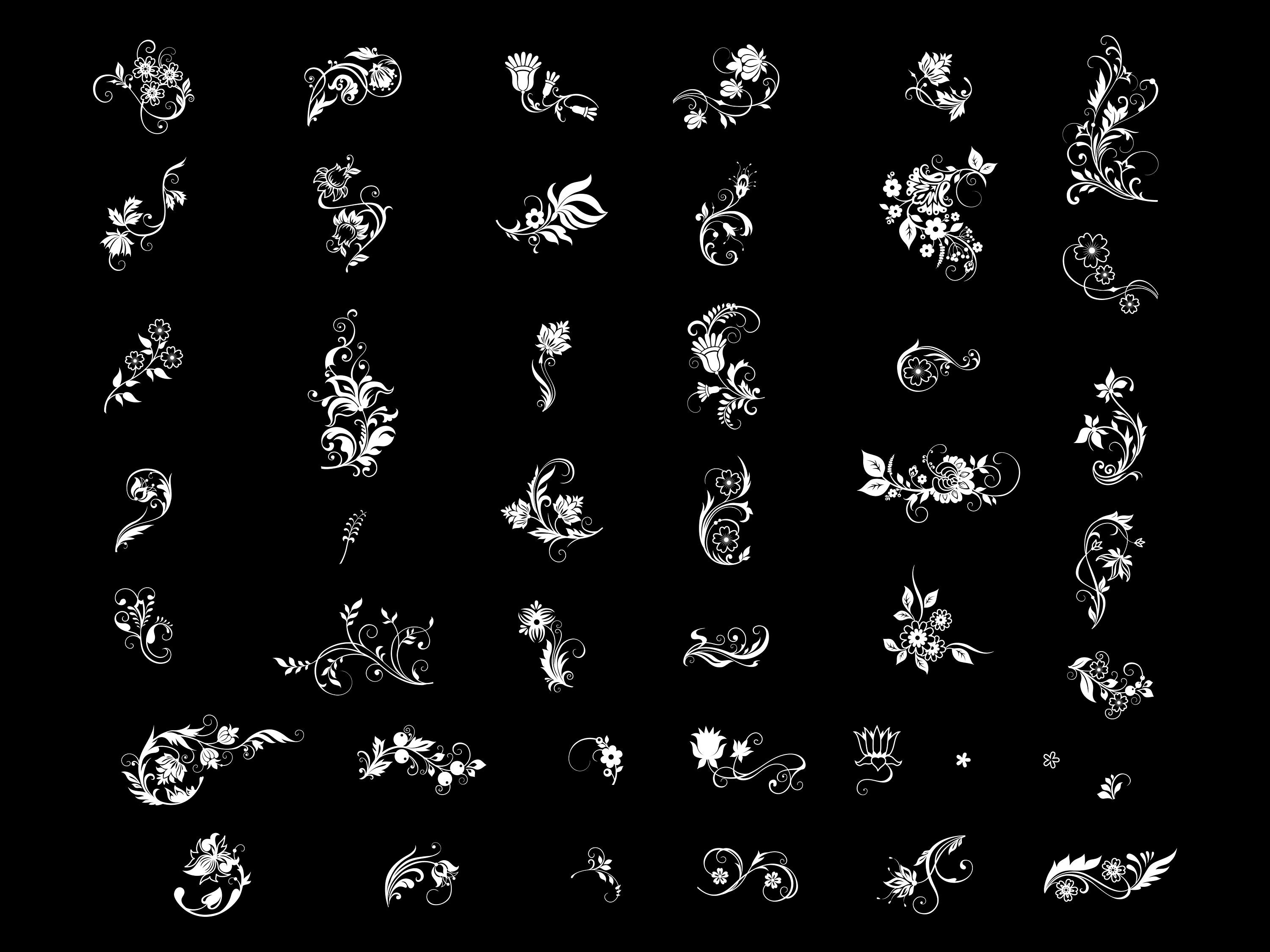 Flowers SVG Floral Bouquet for Home and Page Decorations SVG - Etsy