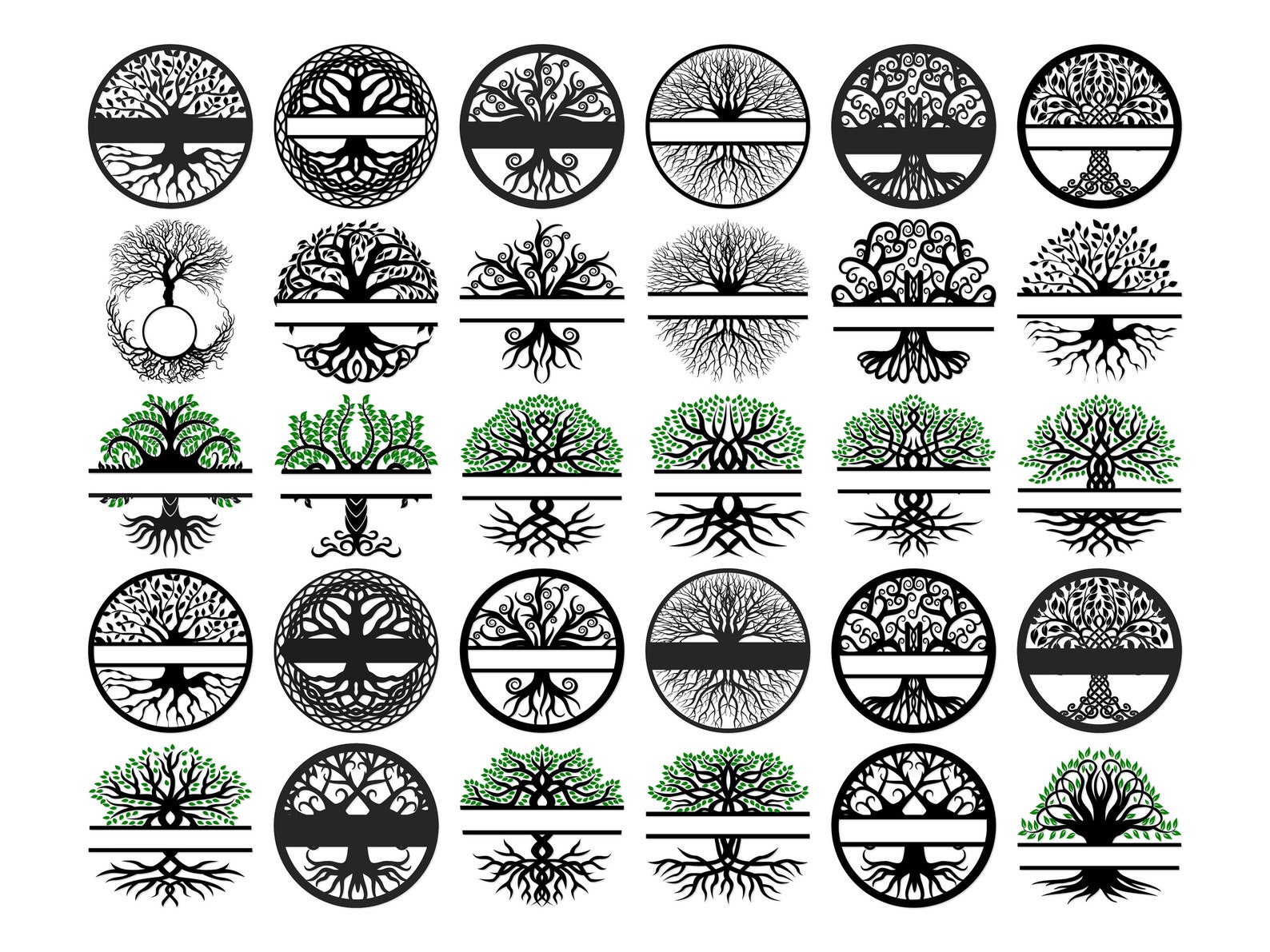 Bohemian Tree of Life SVG Bundle Tree of Life Beautiful - Etsy