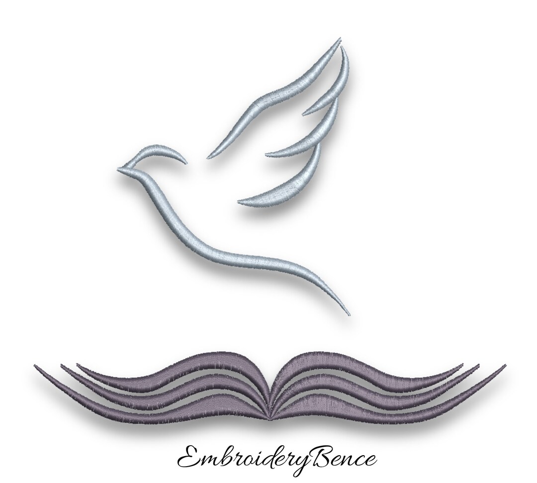 Church Logo Embroidery Machine Design Pes Christian Instant Digital ...