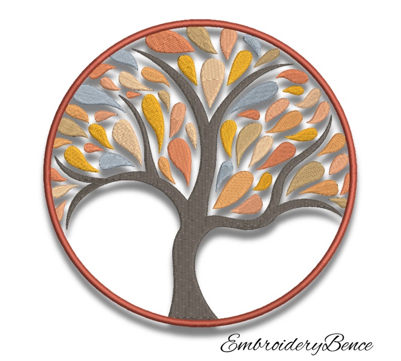 Tree of Life Embroidery Machine Design Pes Pattern - Etsy