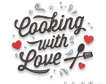 Kitchen Embroidery Machine Designs Pes Cooking Instant Digital | Etsy