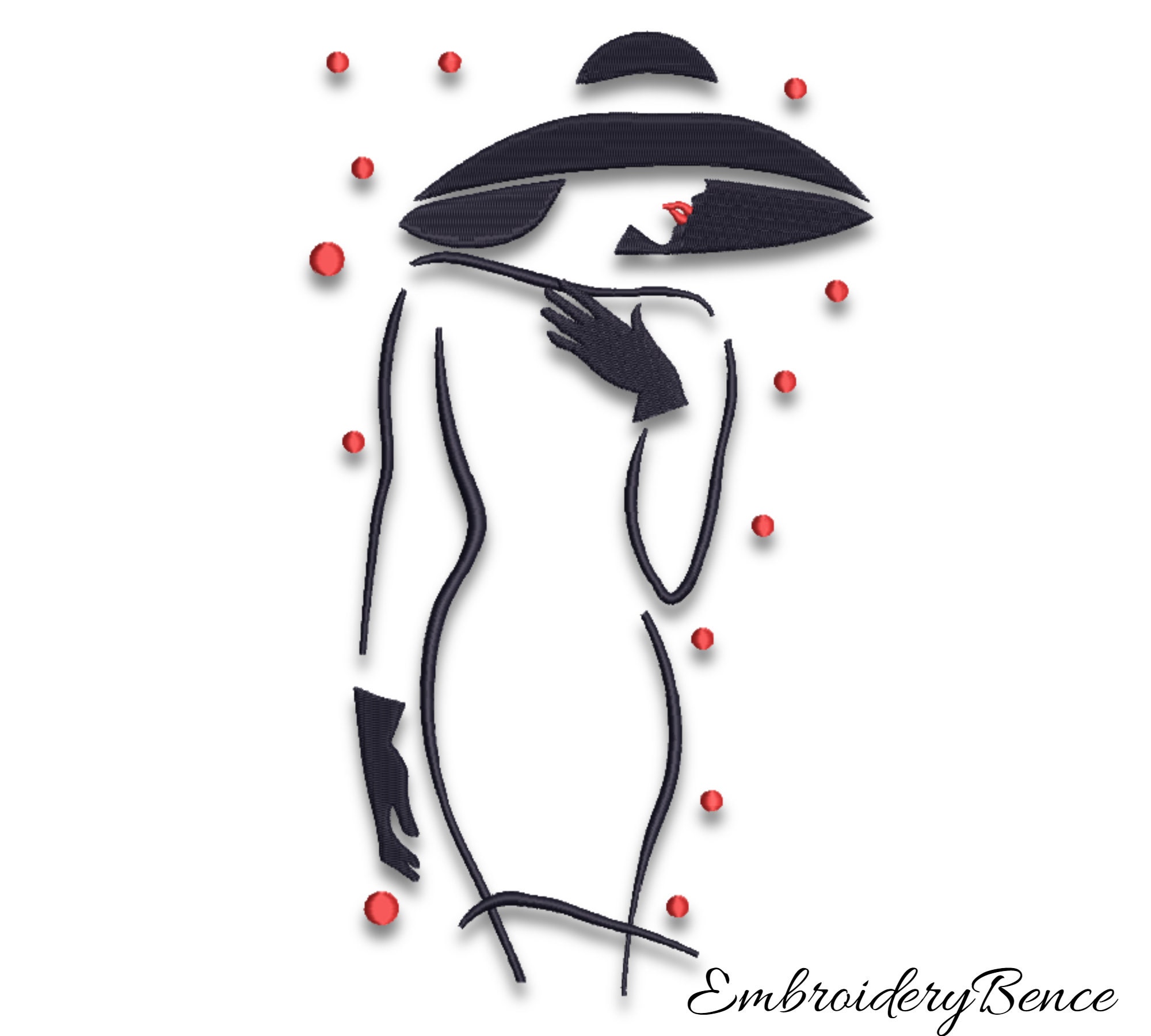 Embroidery Machine Designs Beauty Model Women Girl Pes - Etsy