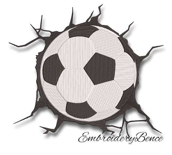 Soccer Ball Embroidery Design Pes Machine Instant Digital | Etsy