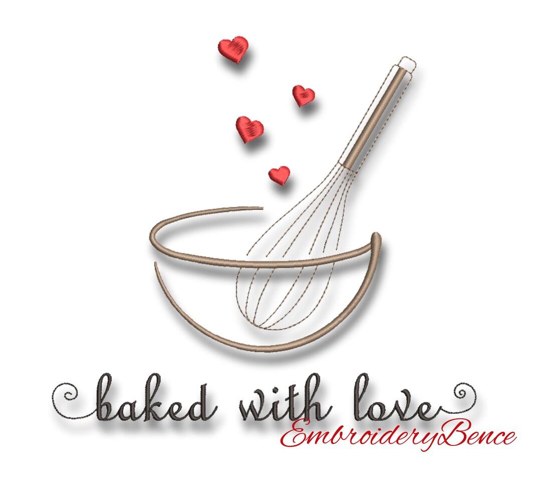 Baking Embroidery Machine Design Kitchen Pattern Pes - Etsy