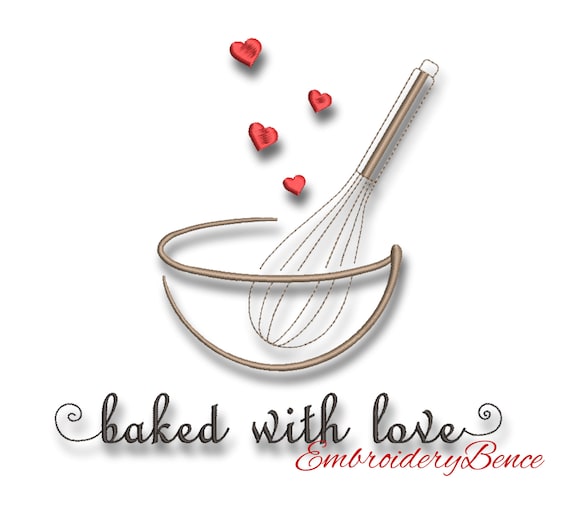 Baking Embroidery Machine Design Kitchen Pattern Pes - Etsy