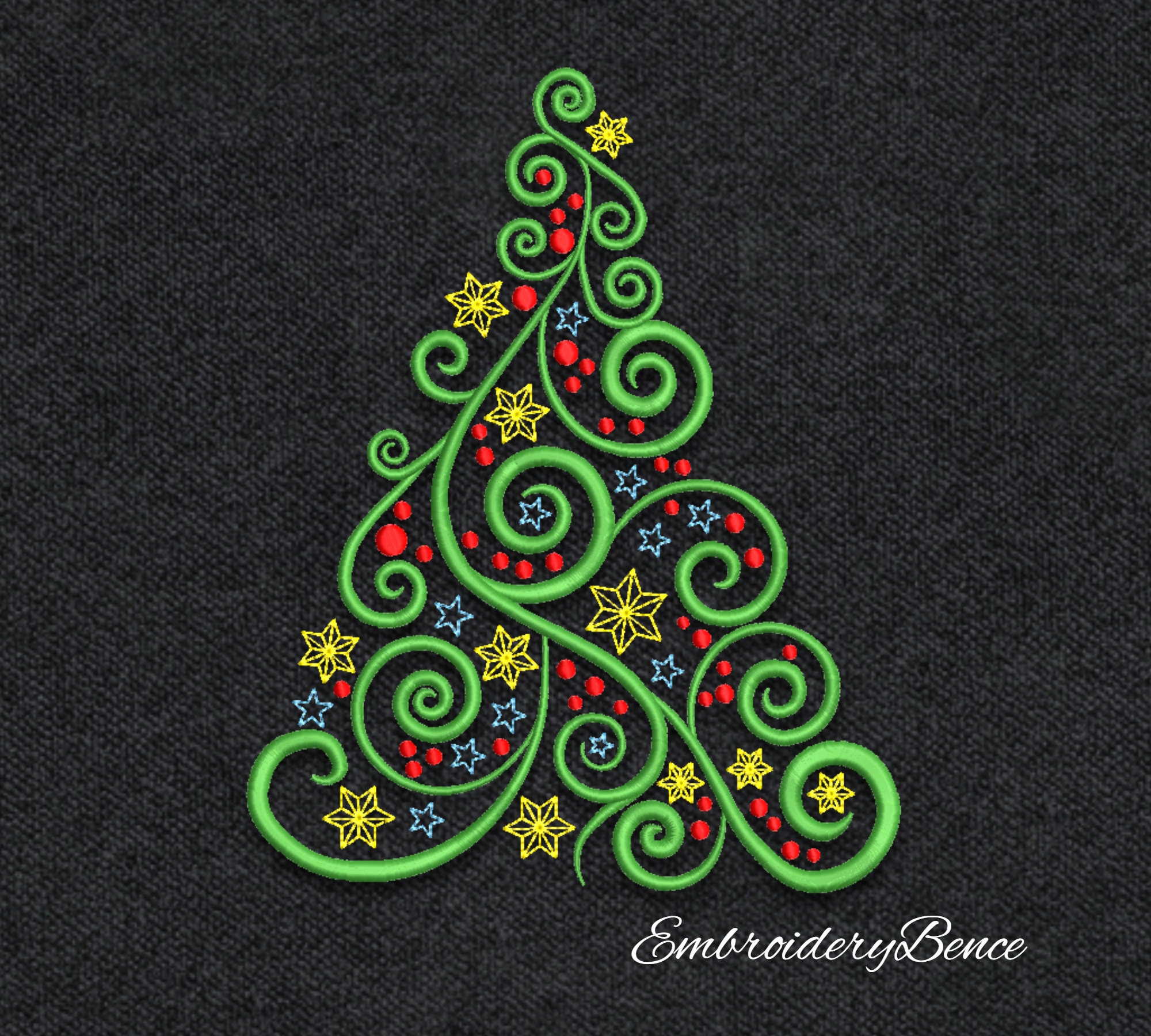Christmas Tree Embroidery Machine Designs Pes Instant Digital - Etsy