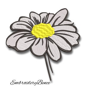 Daisy Embroidery Machine Design Flowers Pe File Digital Instant ...
