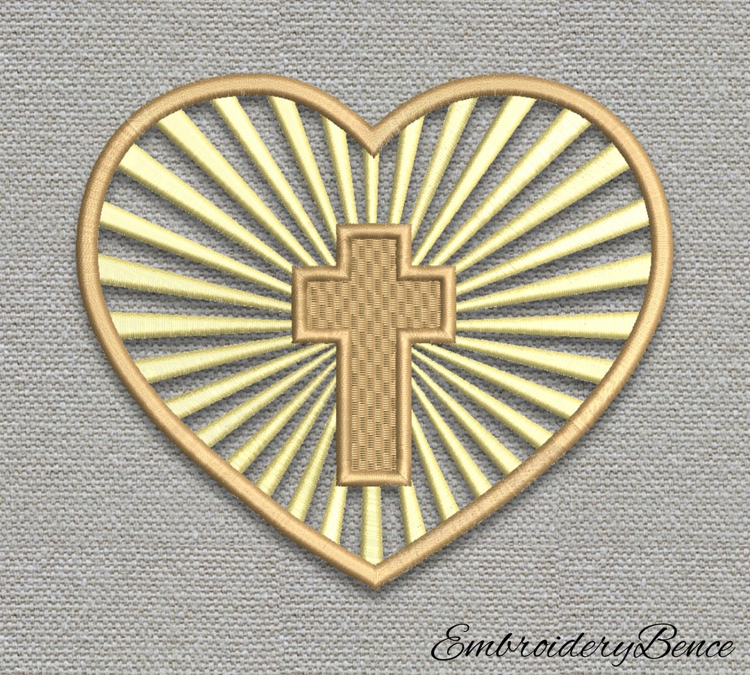 Machine Embroidery Designcross Church Pes Instant Digital File - Etsy