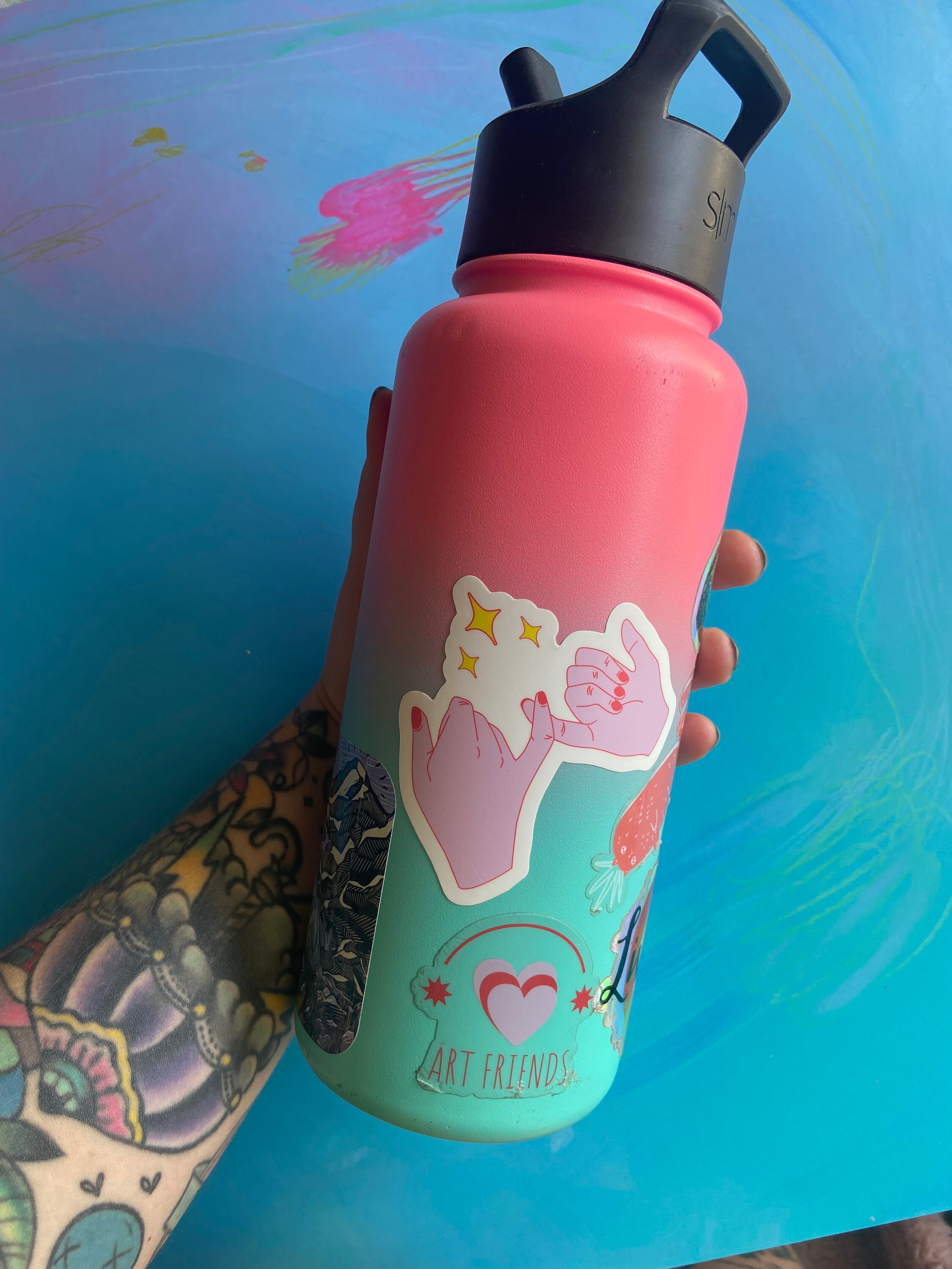 Pinky Promise - Vinyl Art Friends Sticker - Cute Pink Pastel Sparkles ...