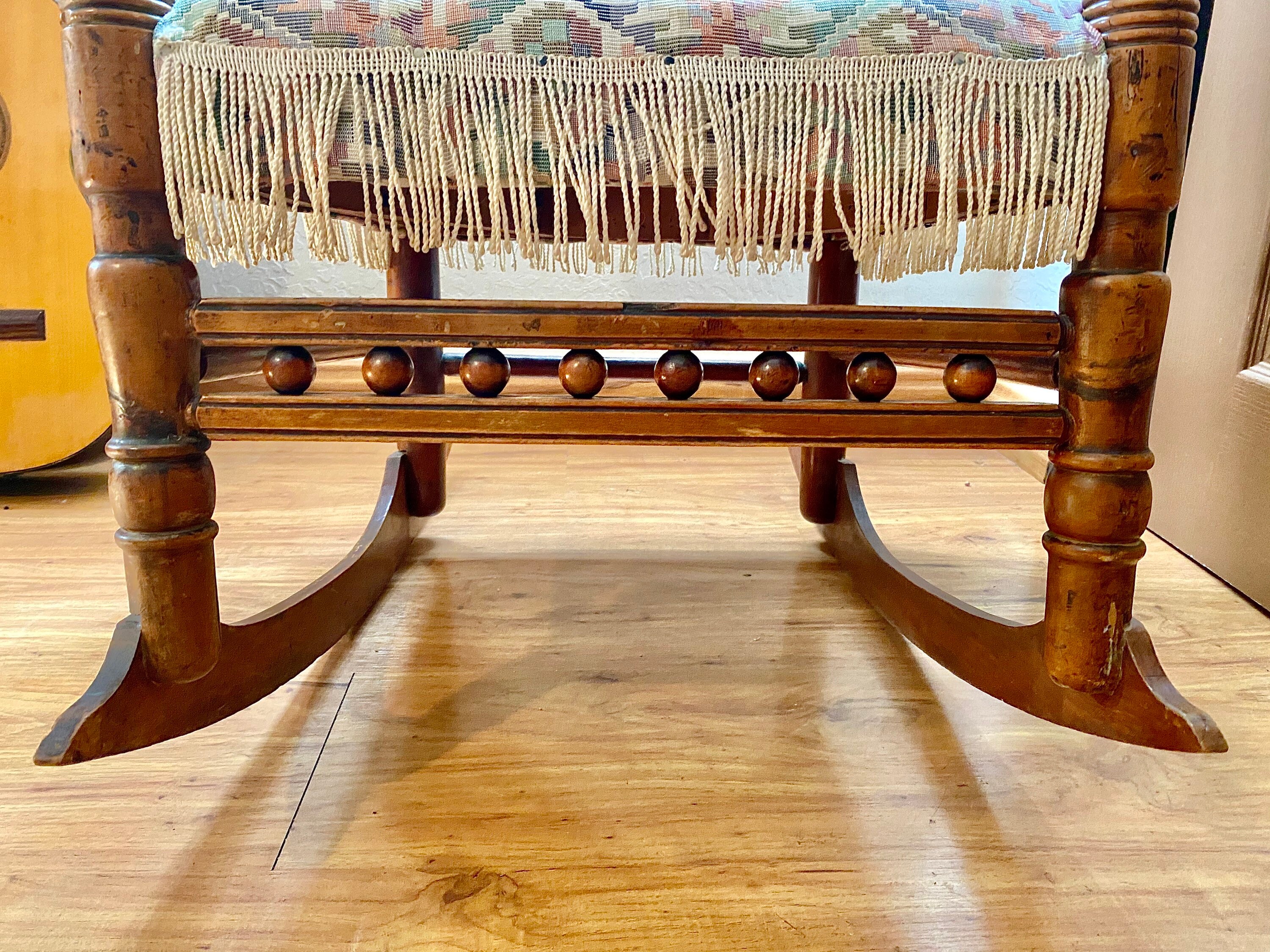 Circa 1890 Oak Armless Rocker | Etsy