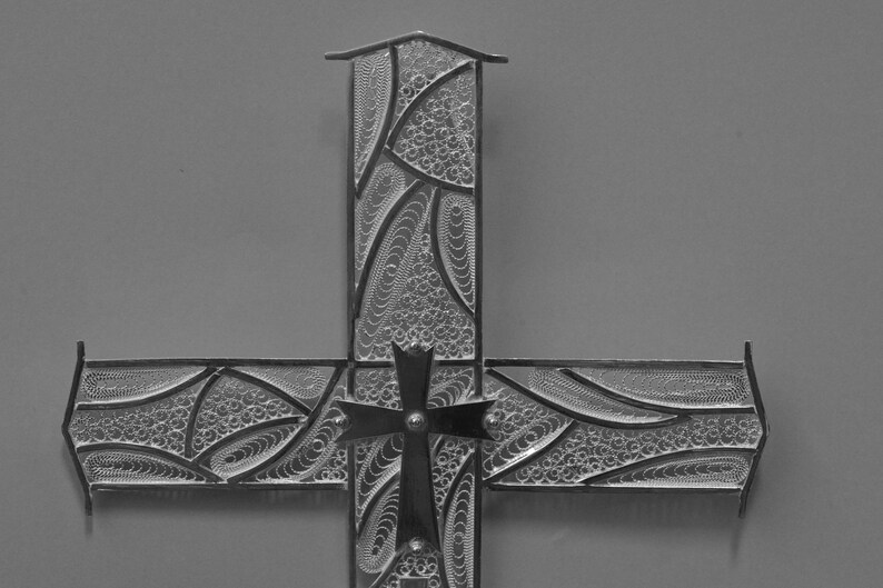 Silver Wall Cross - Etsy