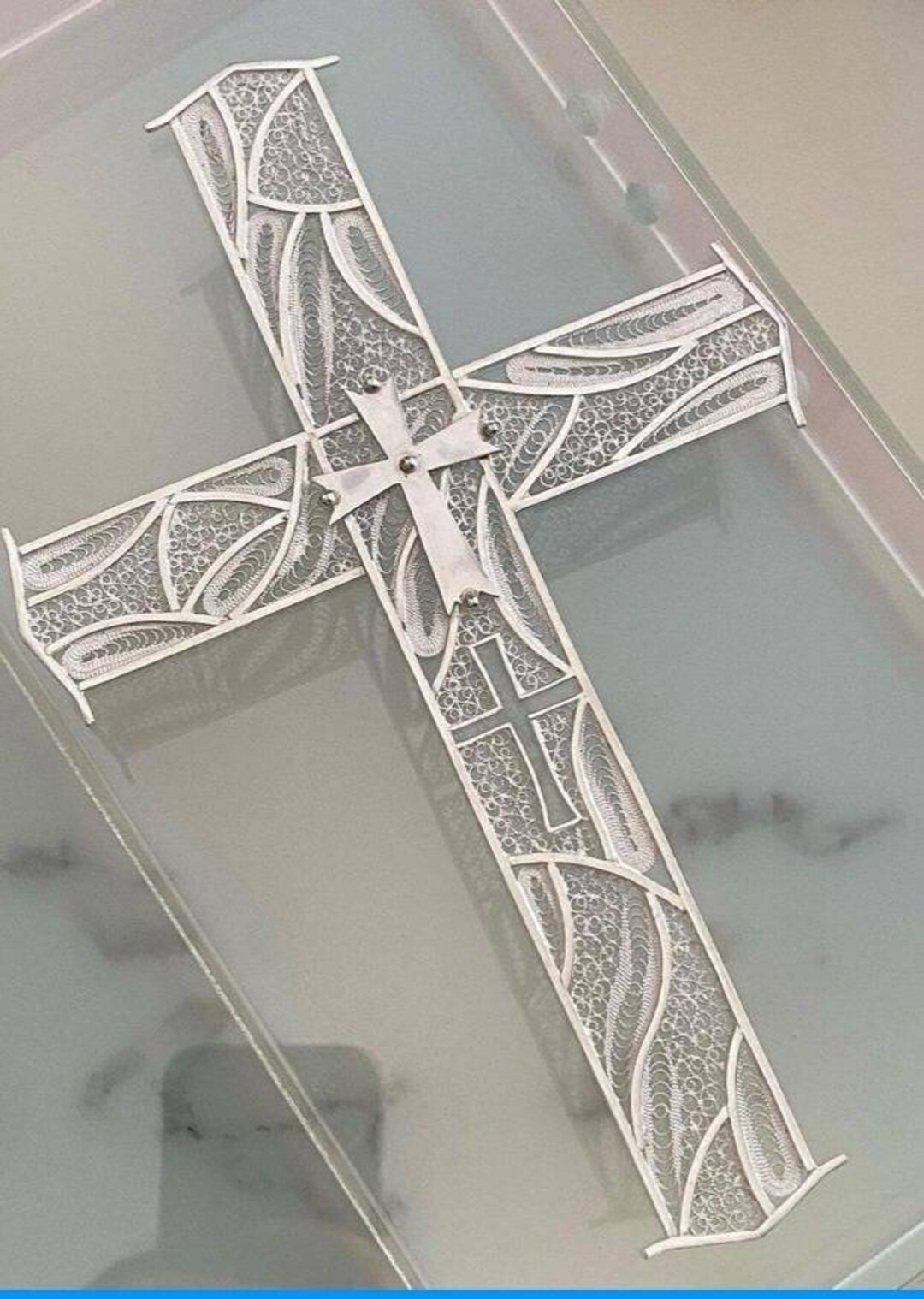Silver Wall Cross - Etsy