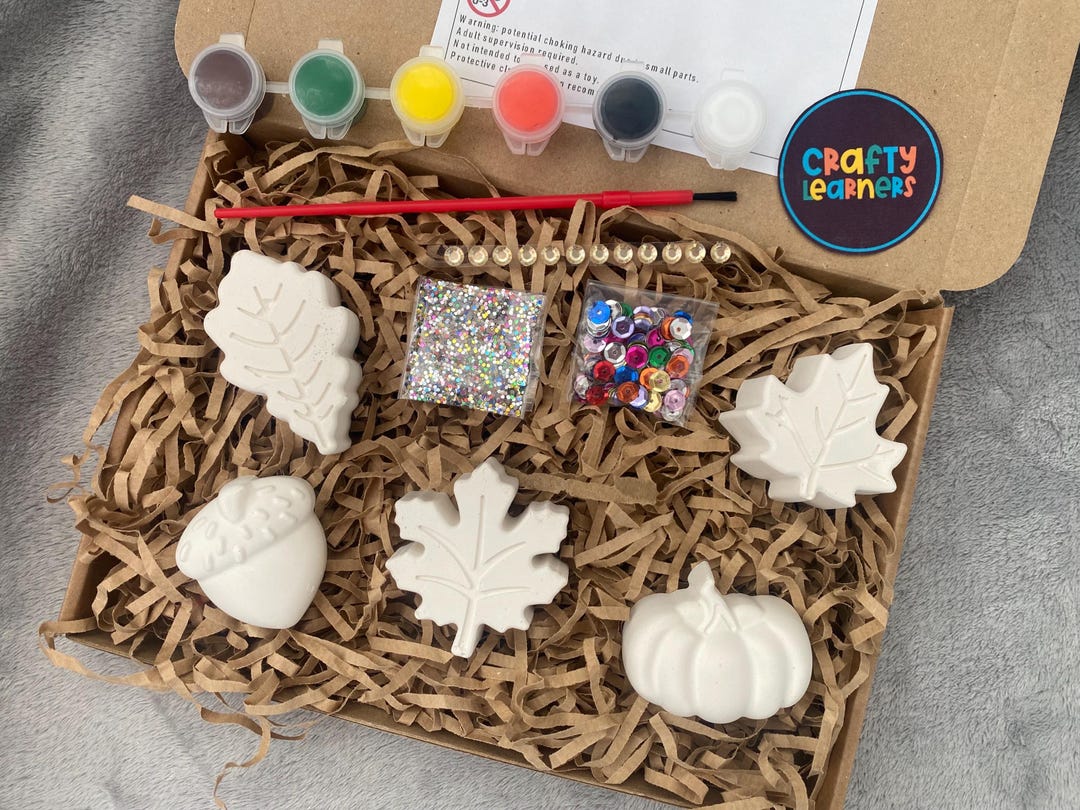 Paint Your Own Autumn Themed Craft Kit | Craft Set for Kids & Adults ...