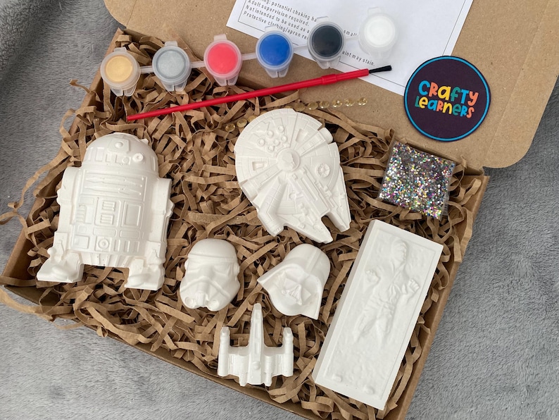 Paint Your Own Star Wars Inspired Craft Kit | Craft Set for Kids ...