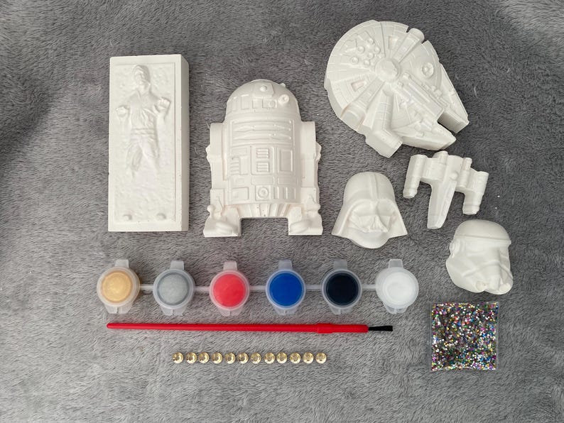 Paint Your Own Star Wars Inspired Craft Kit | Craft Set for Kids ...
