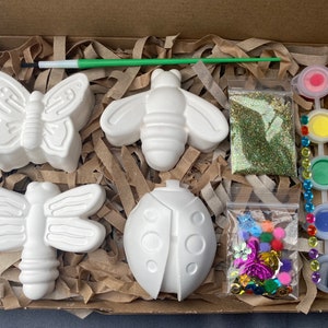 Paint Your Own Minibeasts Insects Craft Set 04/12 Last Order - Etsy UK