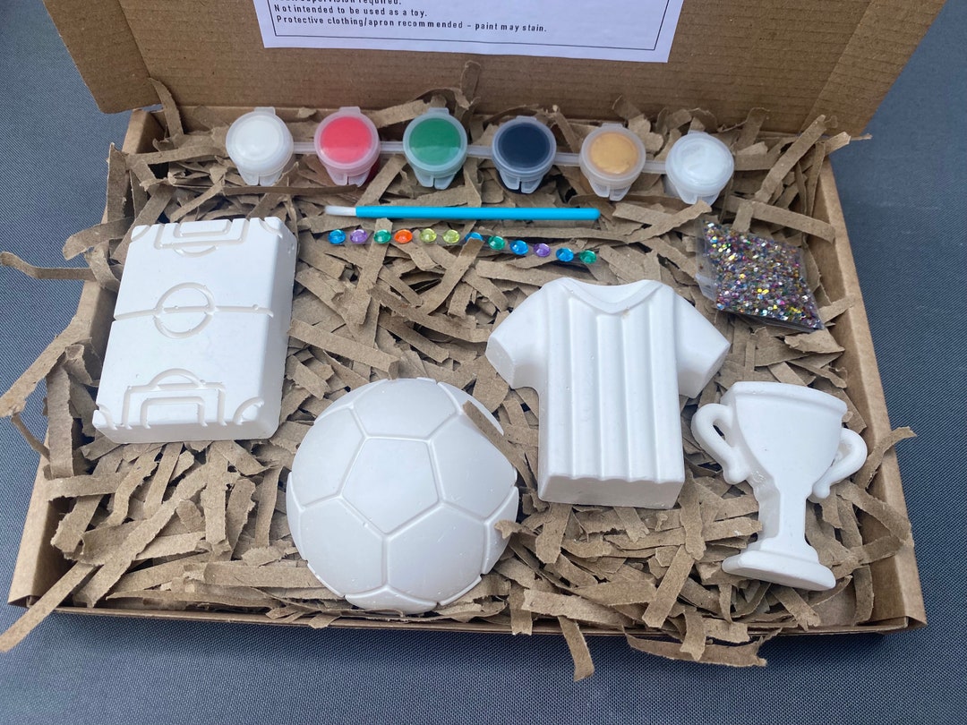 Paint Your Own Football Craft Kit | Craft Set for Kids & Adults ...